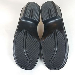 Studio Works | Shoes | Studio Works Jessie Black Leather Mules Clogs 6 ...